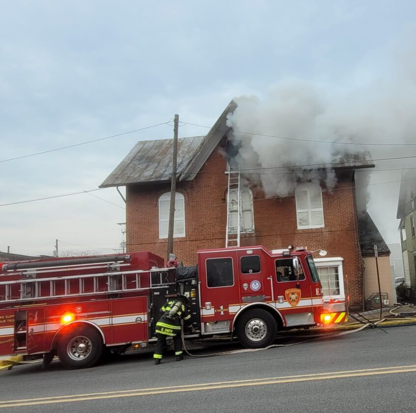 Two adults jump from third-story window to escape fire in downtown ...